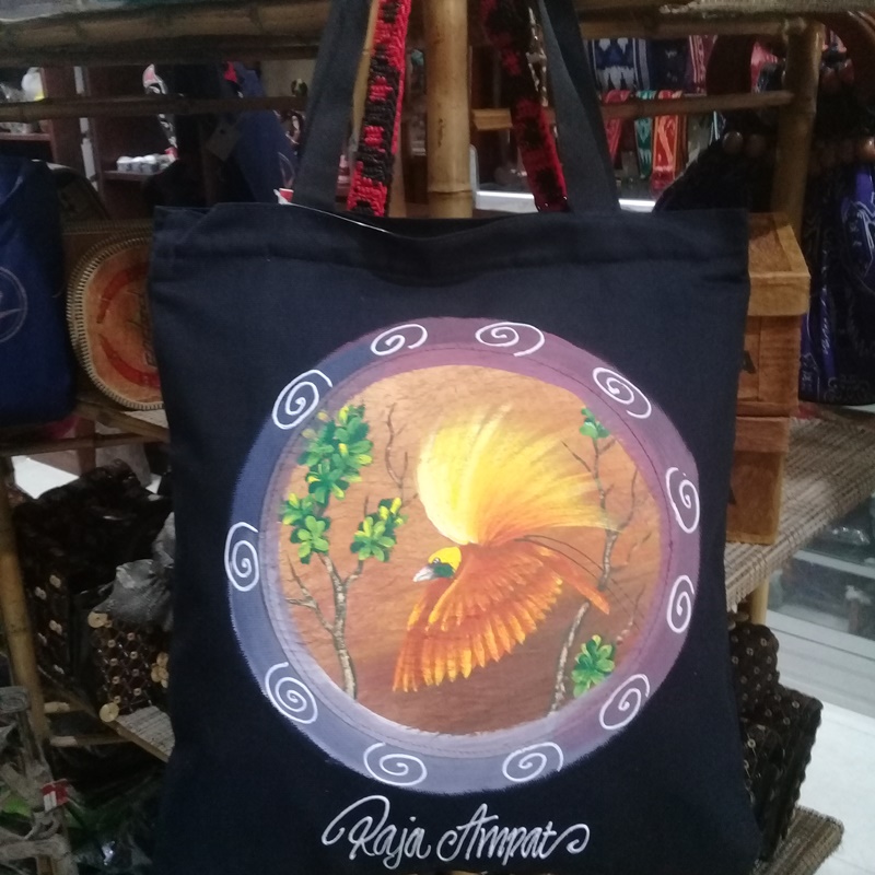 Tas Totebag Noken Papua Motif Cendrawasih Terbaru | Lazada Indonesia