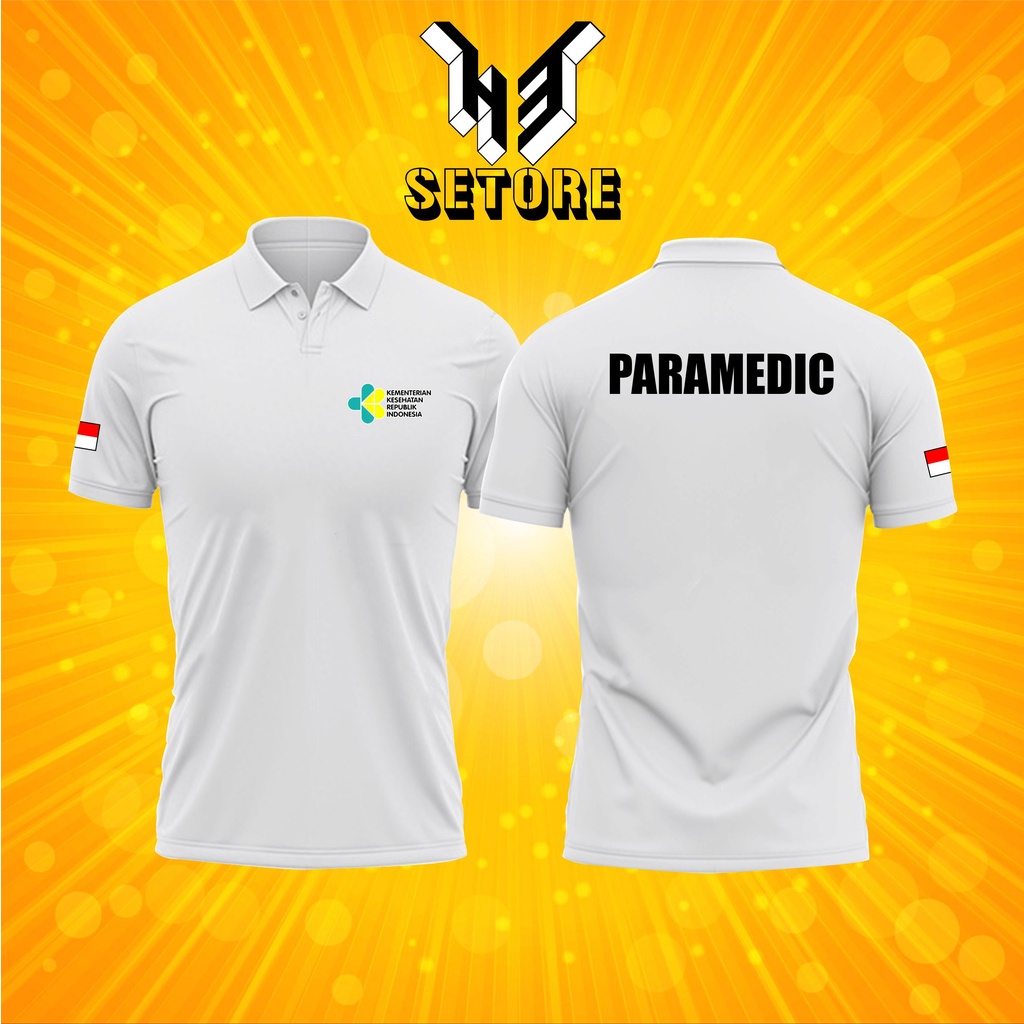 POLOSHIRT / KAOS POLO PERAWAT PARAMEDIC BAJU KEMENKES KEMENTRIAN ...