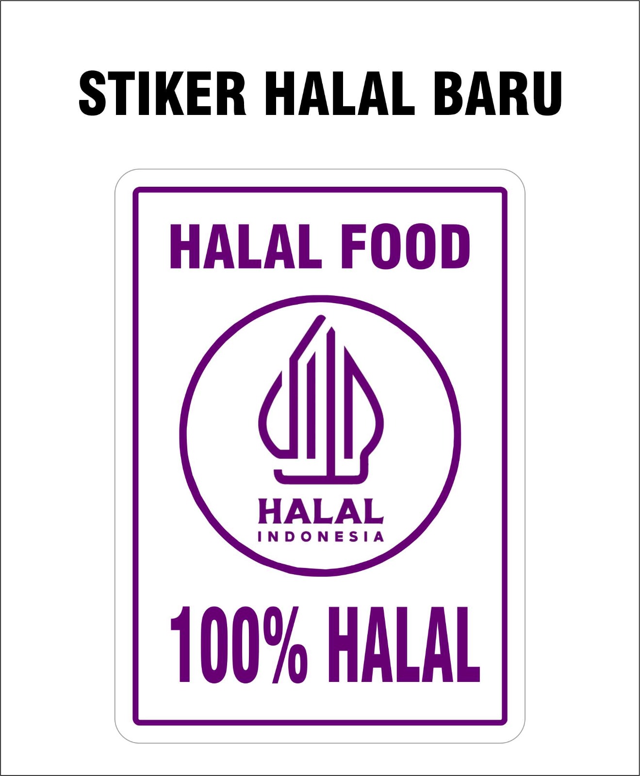 STIKER VINYL HALAL | Lazada Indonesia