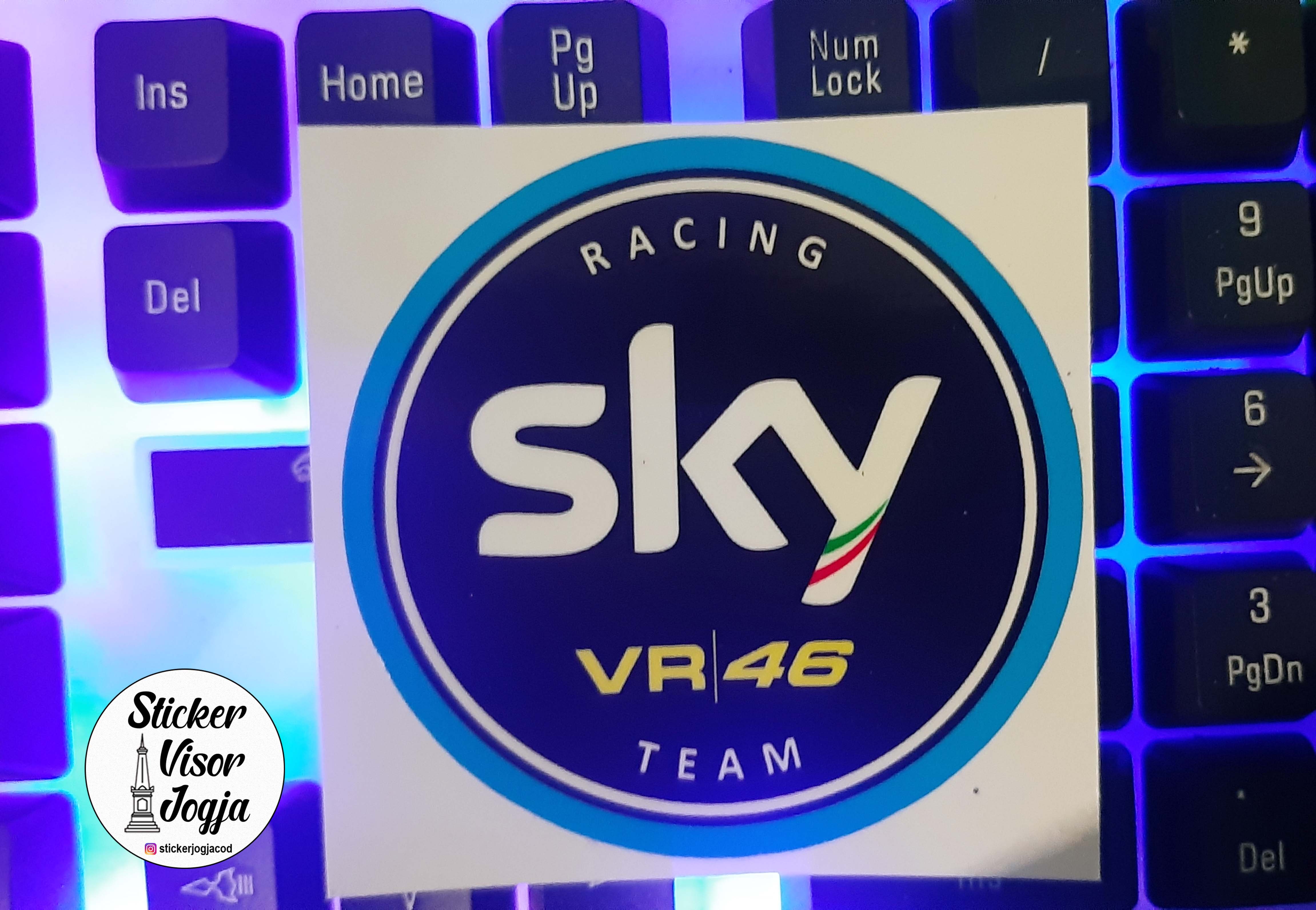 Sticker SKY VR46 stiker motor helm decal | Lazada Indonesia