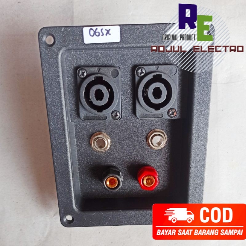 Terminal Speaker Plus Binding Soket Speakon Dan Soket Mic | Lazada ...
