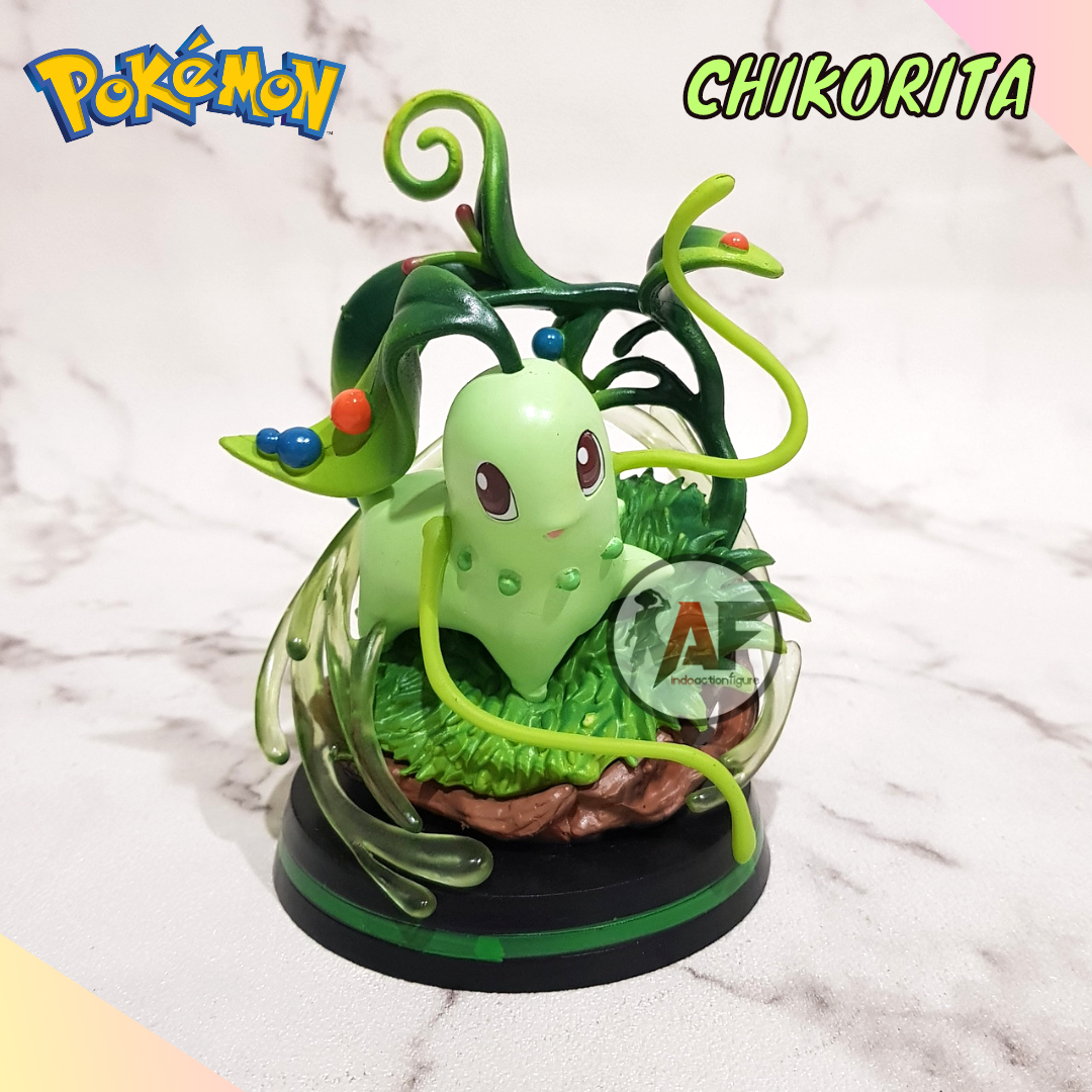Action Figure Pokemon Mini Chikorita Ivysaur Cyndaquil Alolan Vulpix ...