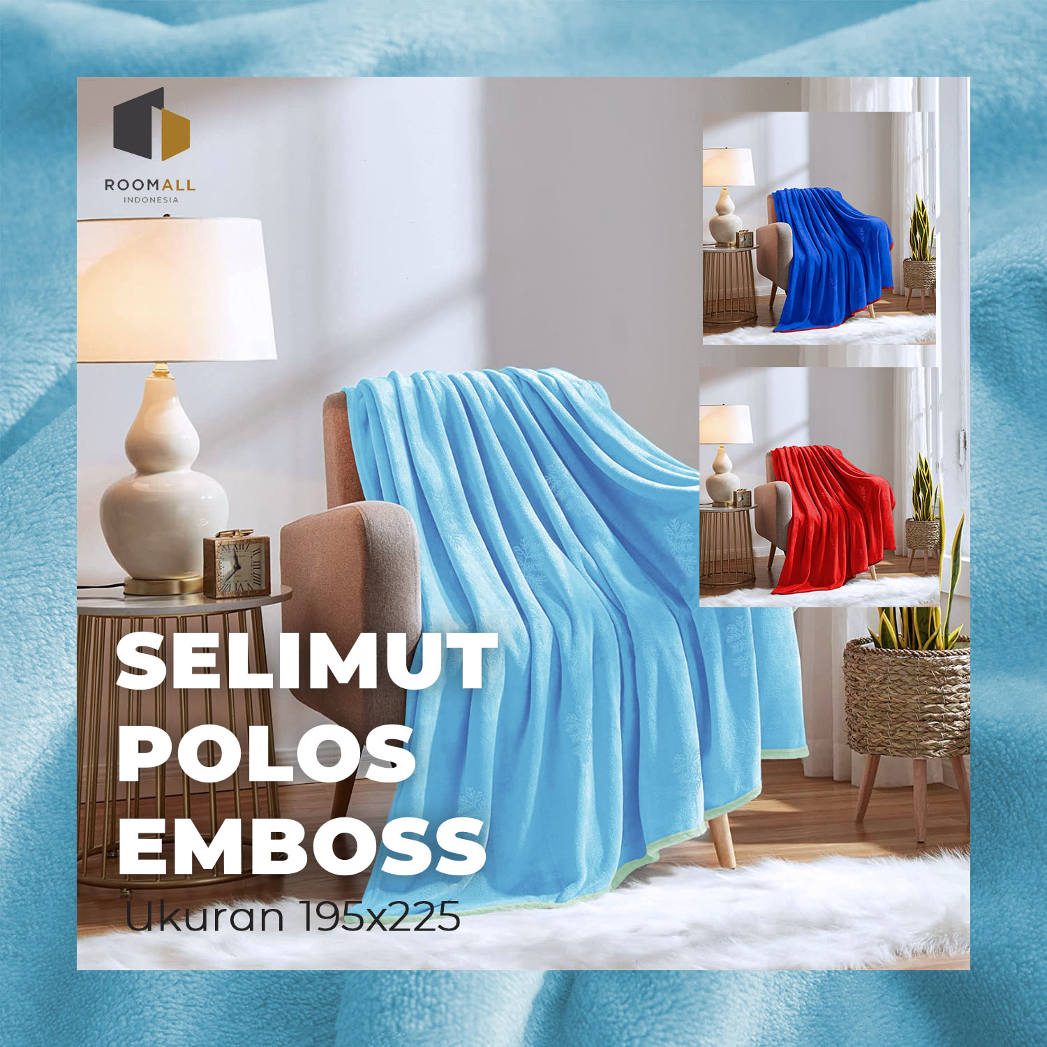 Selimut Bulu Polos Ukuran 195x225 Aesthetic Halus Dewasa | Lazada Indonesia