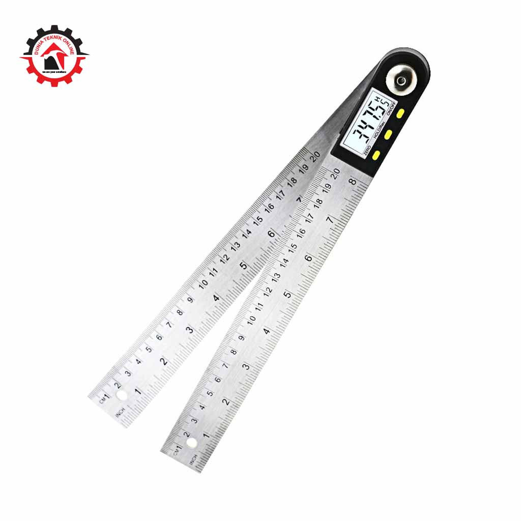 Penggaris Busur Derajat Sudut Digital Stainless Protractor Angle Meter ...