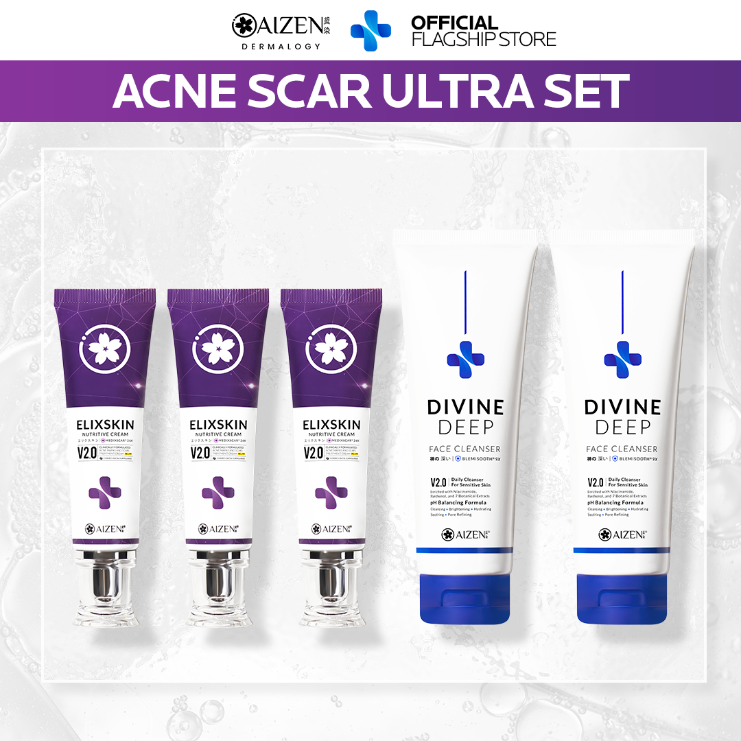 Aizen - Acne Scar Ultra Set + Free Gifts | Lazada Indonesia