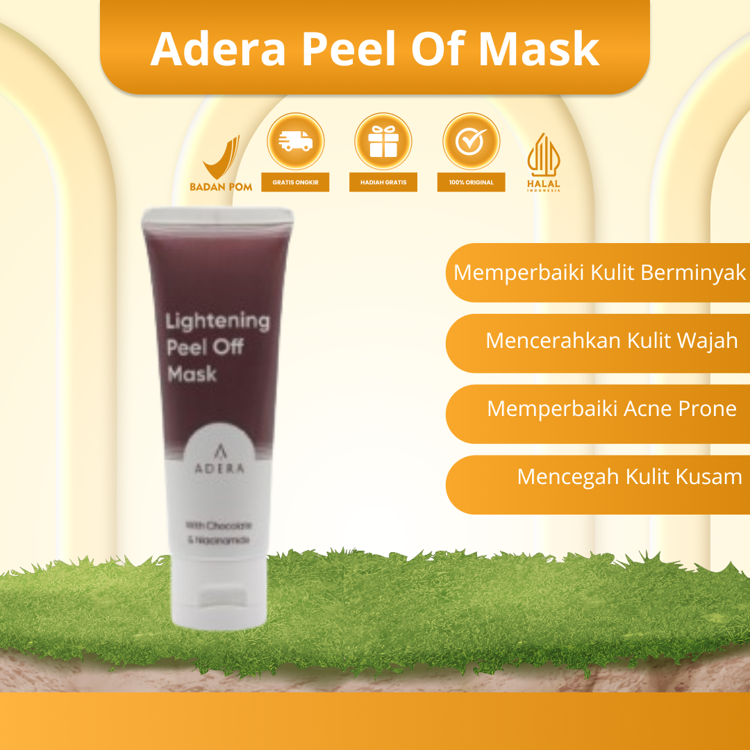Adera Lightening Peel Off Mask Mengangkat Sel Kulit Mati Seketika ...