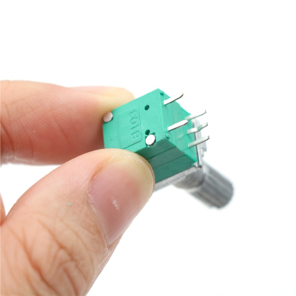 Potensiometer RV097NS Sealed B10K 10K dengan Switch Saklar 5 PIN ...