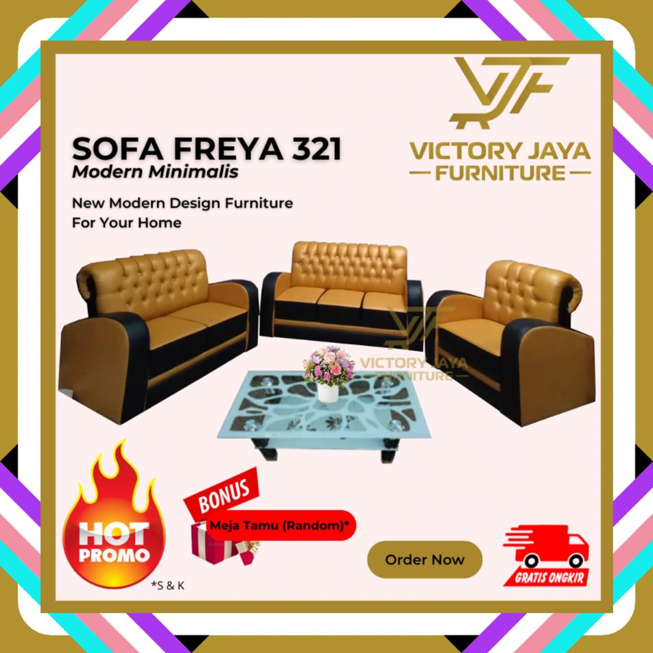Sofa Freya Minimalis - Kulit Oscar | Lazada Indonesia