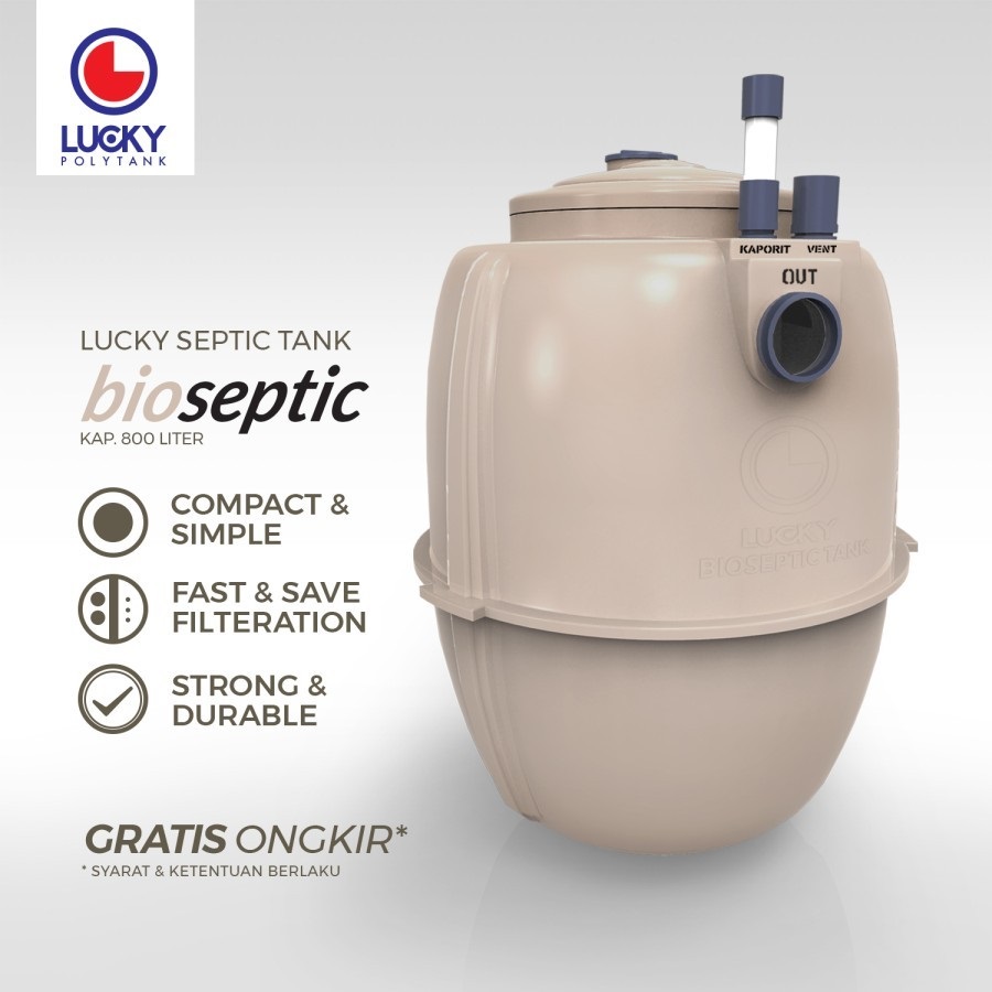 Septic Tank / Tangki Septik Lucky Bioseptic 800 liter | Lazada Indonesia