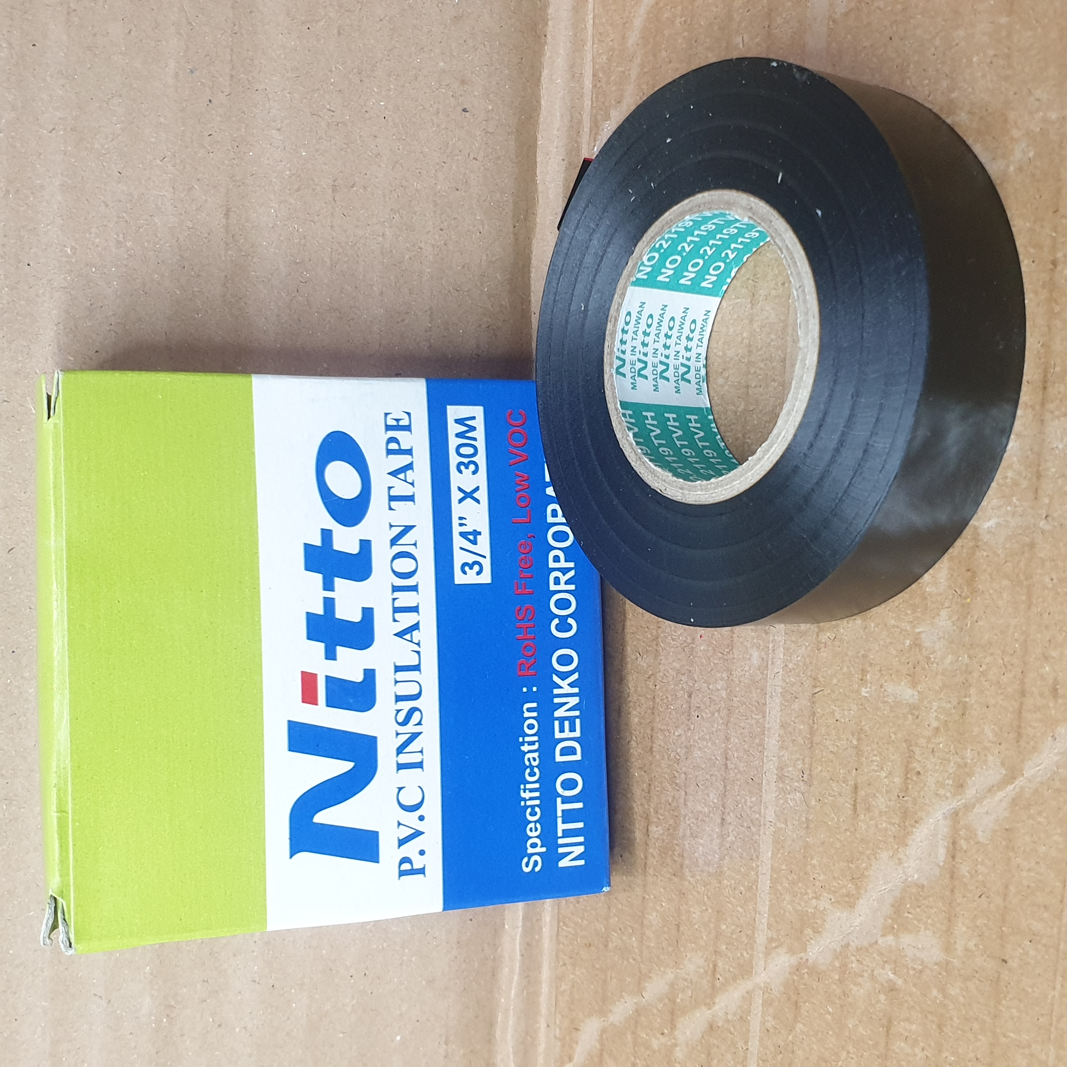 ISOLASI LISTRIK NITTO SOLASIBAN LISTRIK ANTI PANAS 3/4 x 30M | Lazada ...