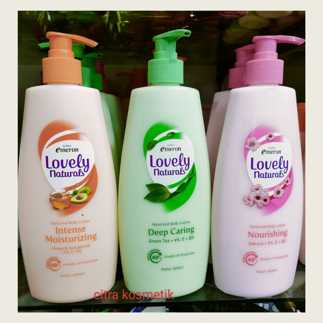 EMERON LOVELY NATURALS HANDBODY PUMP 400 ML | Lazada Indonesia