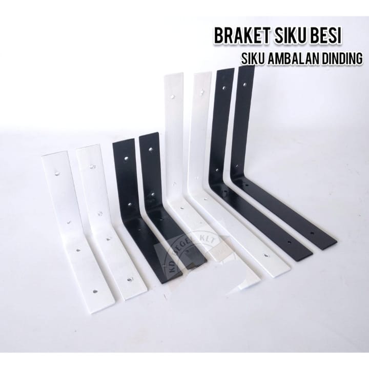 Besi Siku L /Plat Siku/Bracket Siku Penyangga Rak Ambalan / rak ...