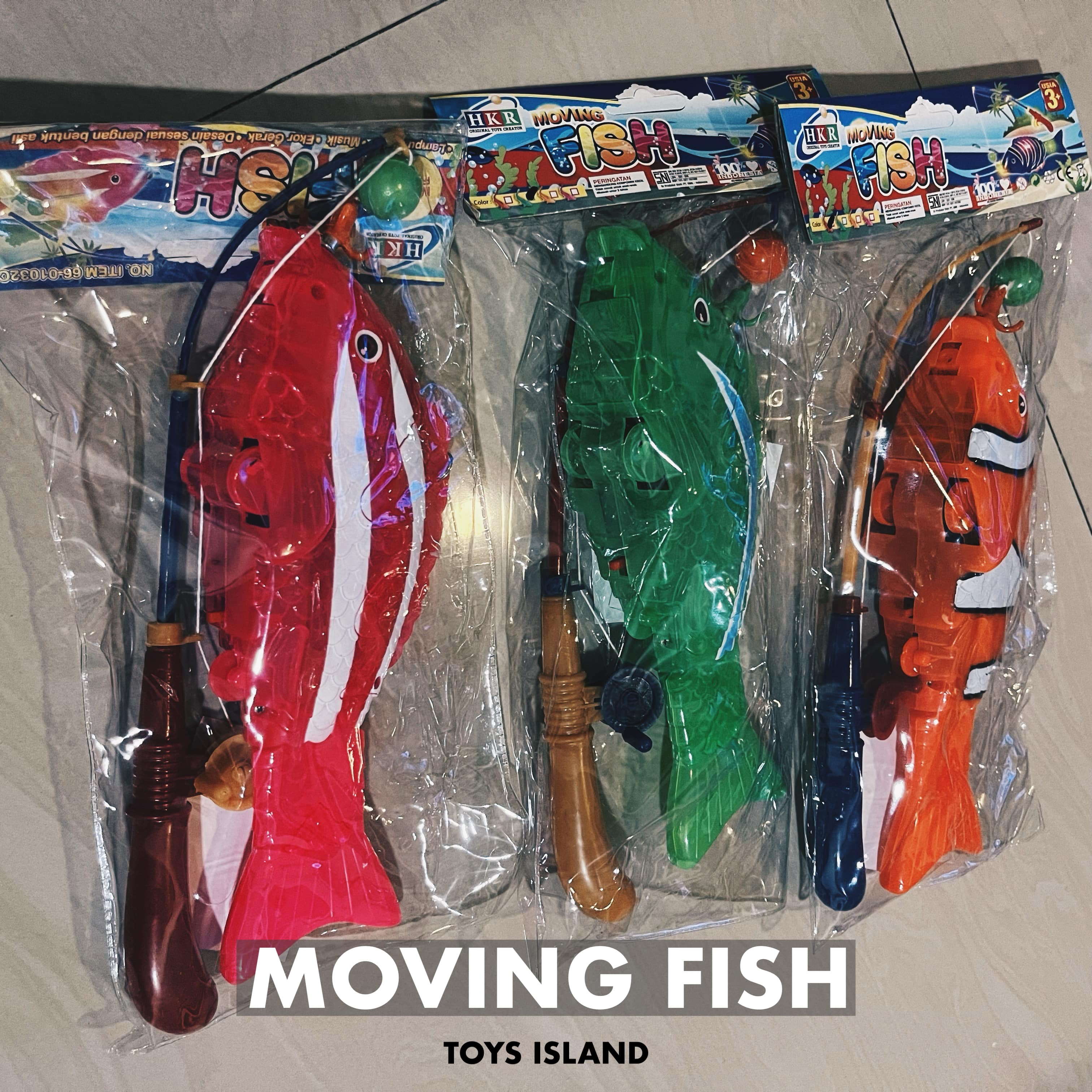 ( BISA COD ) Mainan Pancingan Anak Pancingan Plastik Ikan Moving Fish ...