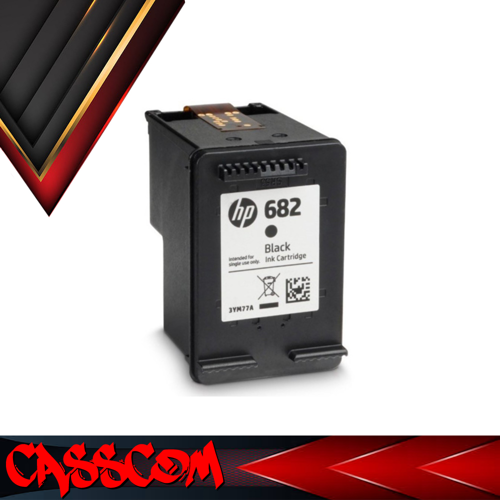 HP 682 Black Original Ink Cartridge | Lazada Indonesia