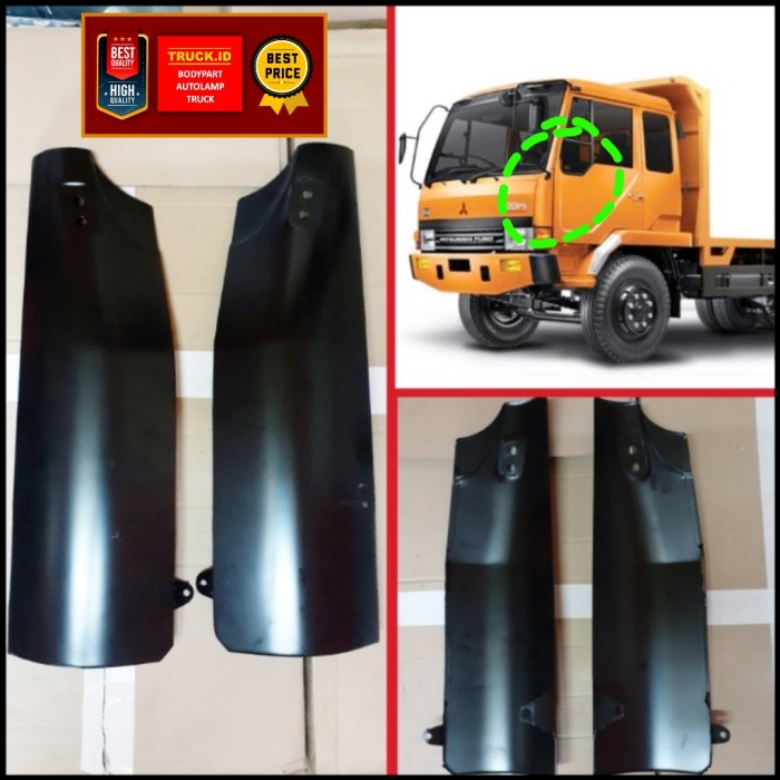 PANEL CORNER SAMPING PIPI FUSO FIGHTER GENJO 190 220 RH atau LH *besi ...