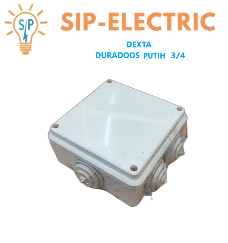 DEXTA DURADUS 3/4 PUTIH / DURADOOS BOX DX-122 PUTIH 10X10X5 CM | Lazada ...