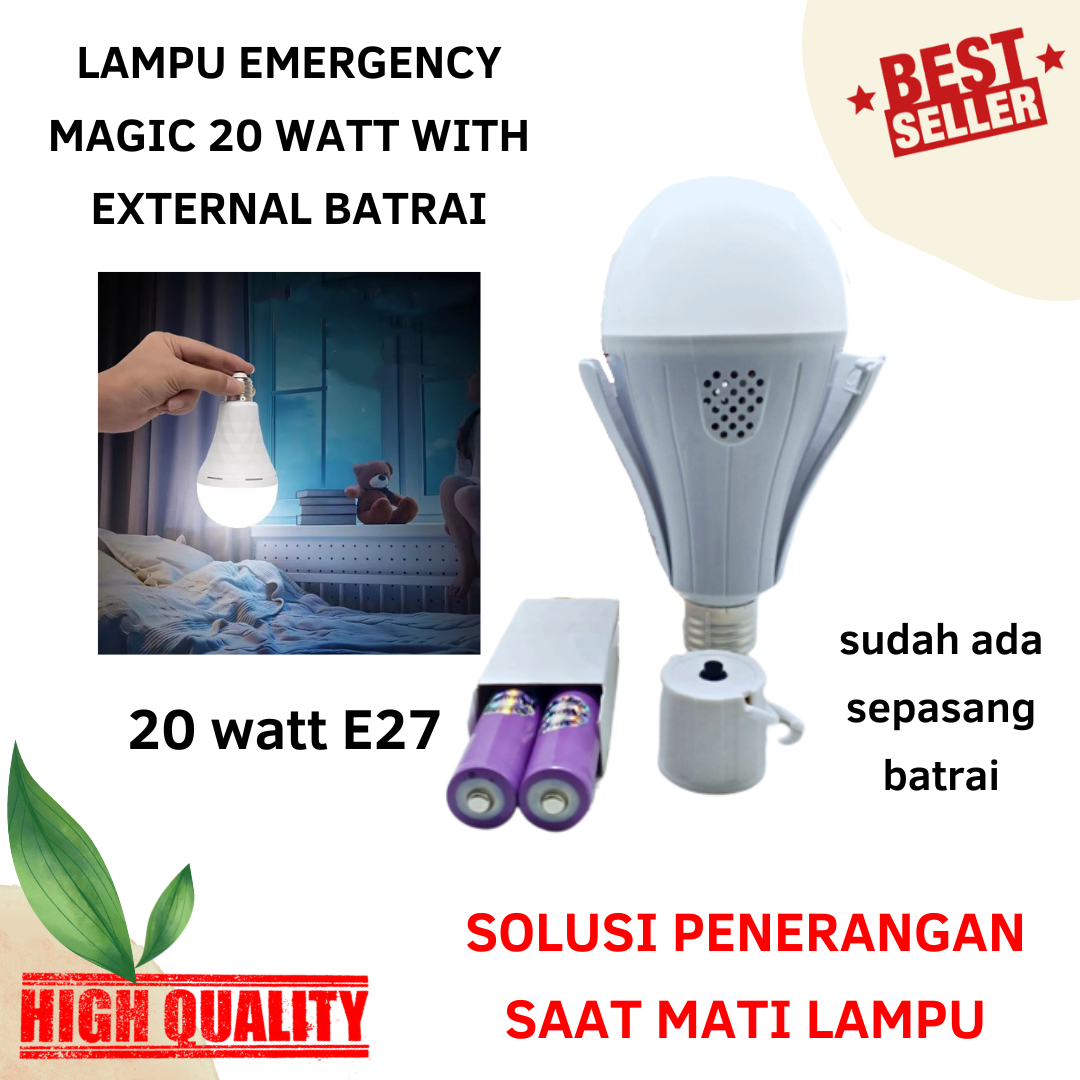 Lampu Magic/Lampu darurat 20 watt /LAMPU EMERGENCY/LAMPU DARURAT/ LAMPU ...