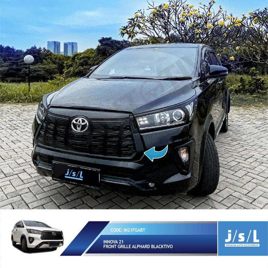 Gril Grill Grille All New Innova 2021 JSL Alphard Black Black | Lazada ...