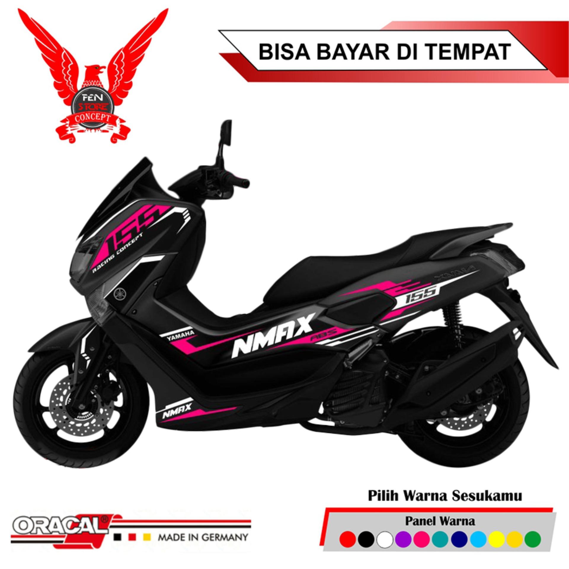 Variasi motor nmax new 2023 Cutting stiker nmax 2023 Racing 4 Pink ...