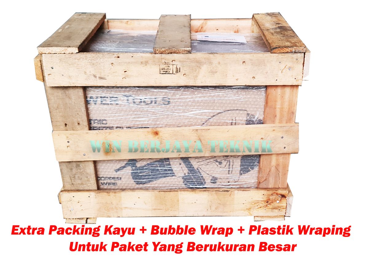 Extra Packing Kayu + Bubble Wrap + Plastik Wraping Untuk Paket Besar ...