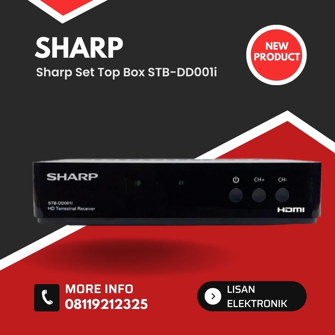 Sharp Set Top Box STB-DD001i Digital TV Receiver STB DVB-T2 Unit Only ... Sharp Set Top Box STB-DD001i Digital TV Receiver STB DVB-T2 Unit Only ...