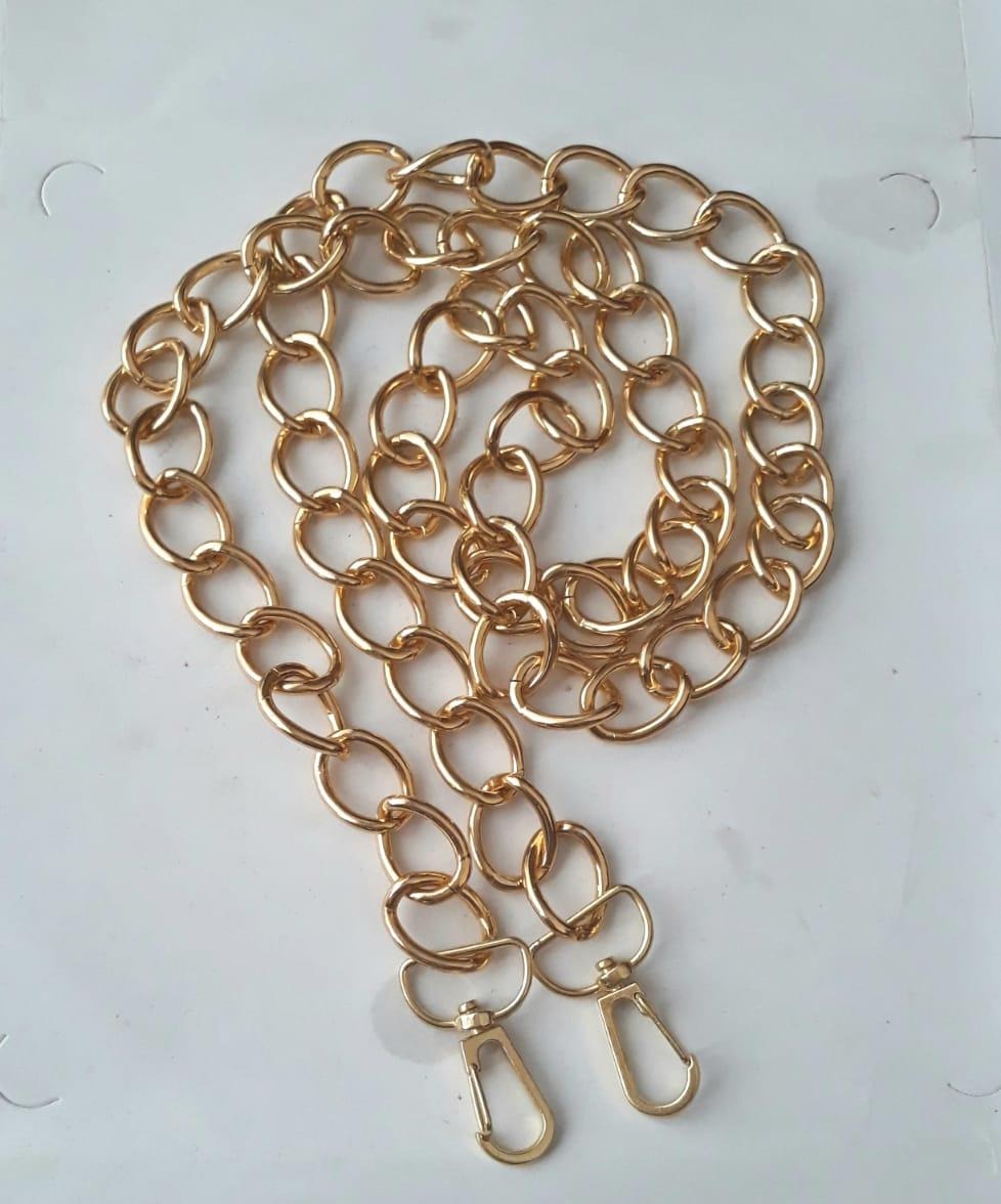 rantai tas plus kait D warna gold 1 meter | Lazada Indonesia