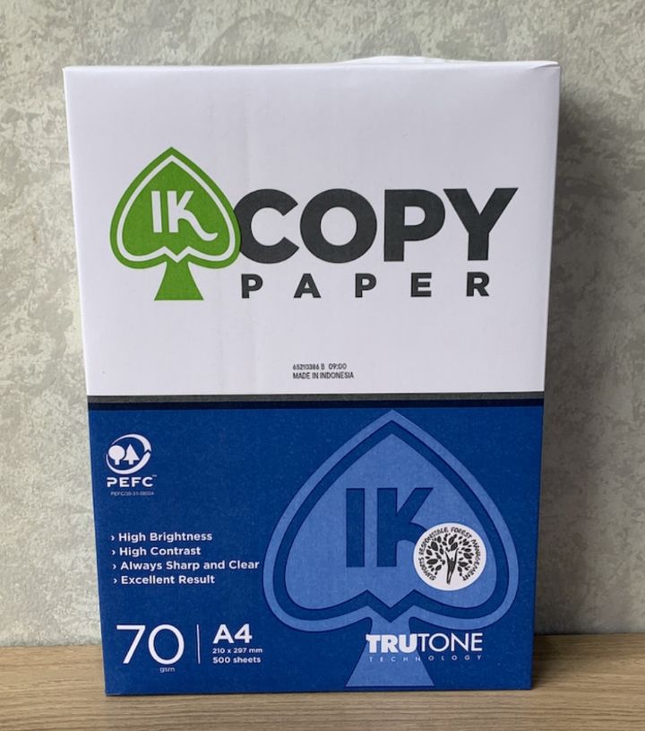 PROMO MURAH!! [1RIM] - Kertas HVS lK Paper A4 70gram Copy Paper Kertas ...