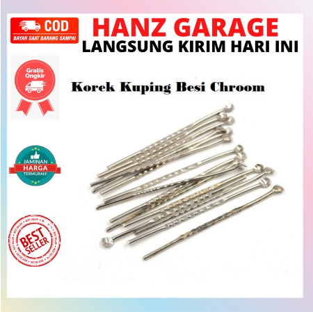 1pcs KOREK KUPING BESI KECIL / ALAT PEMBERSIH TELINGA / KOREK KUPING ...