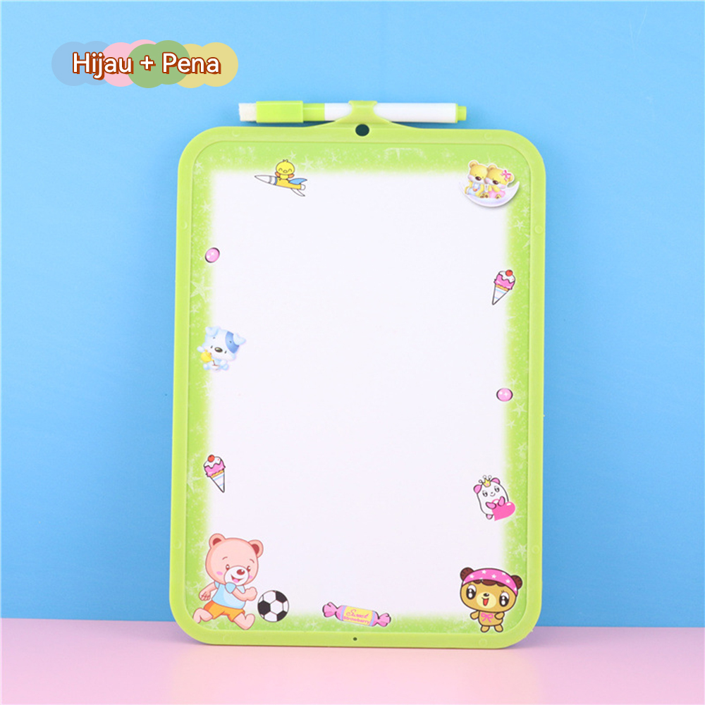 papan tulis kecil untuk anak mini whiteboard Mainan white board kecil ...