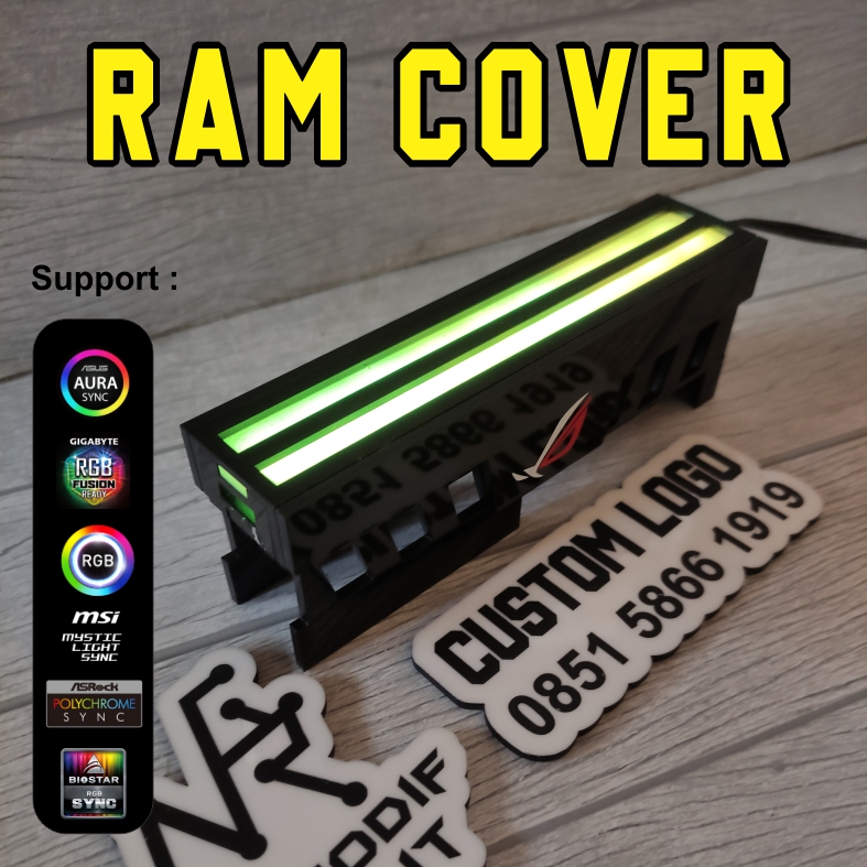 AKSESORIS KOMPUTER GAMING RAM COVER LED RGB | Lazada Indonesia