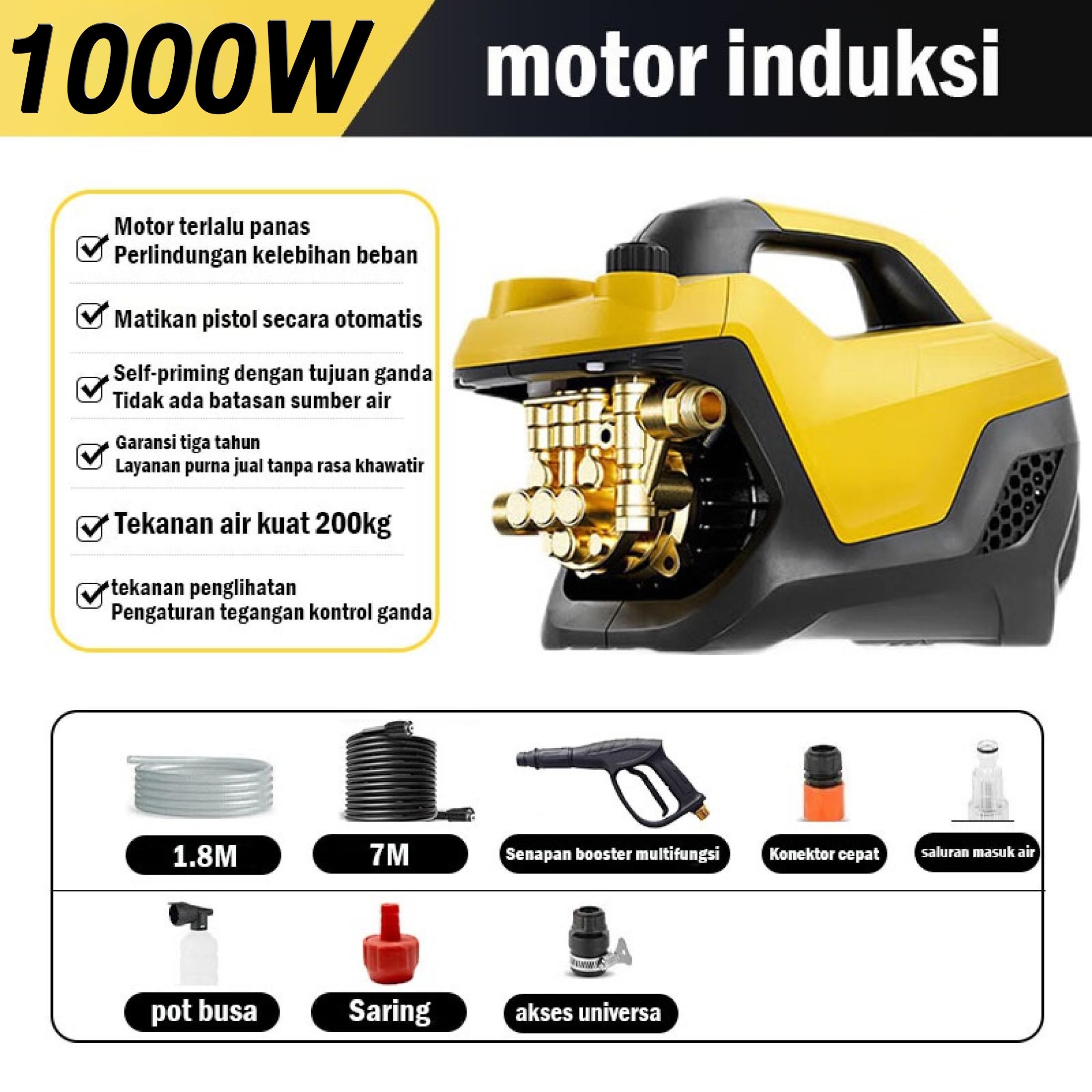 REAIM Alat steam cuci motor mobil Jet Cleaner Mesin Cuci Mobil Motor ...
