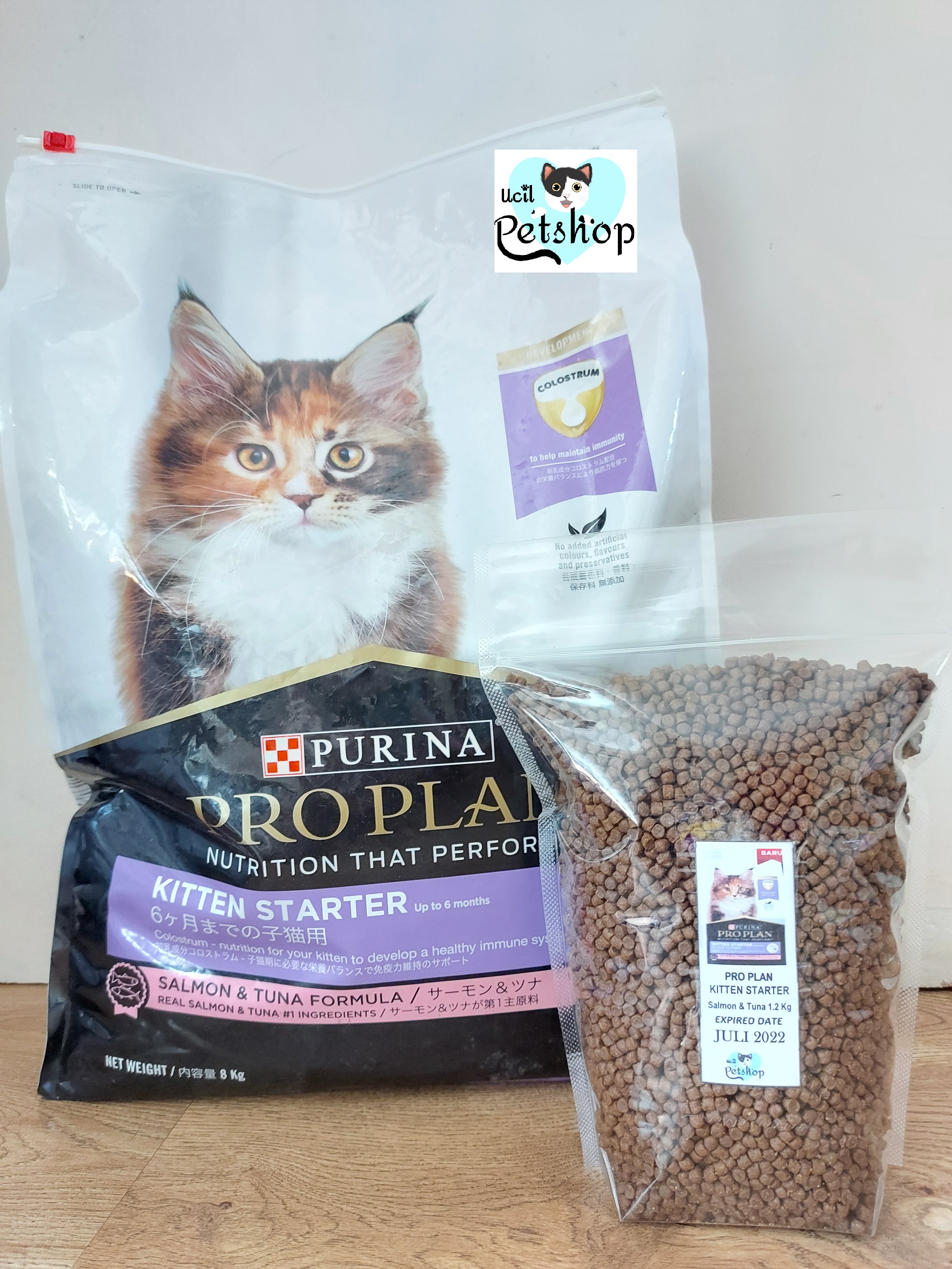 Pro Plan - Proplan Kitten Starter Salmon & Tuna Repack 1 Kg & 1.2 Kg ...