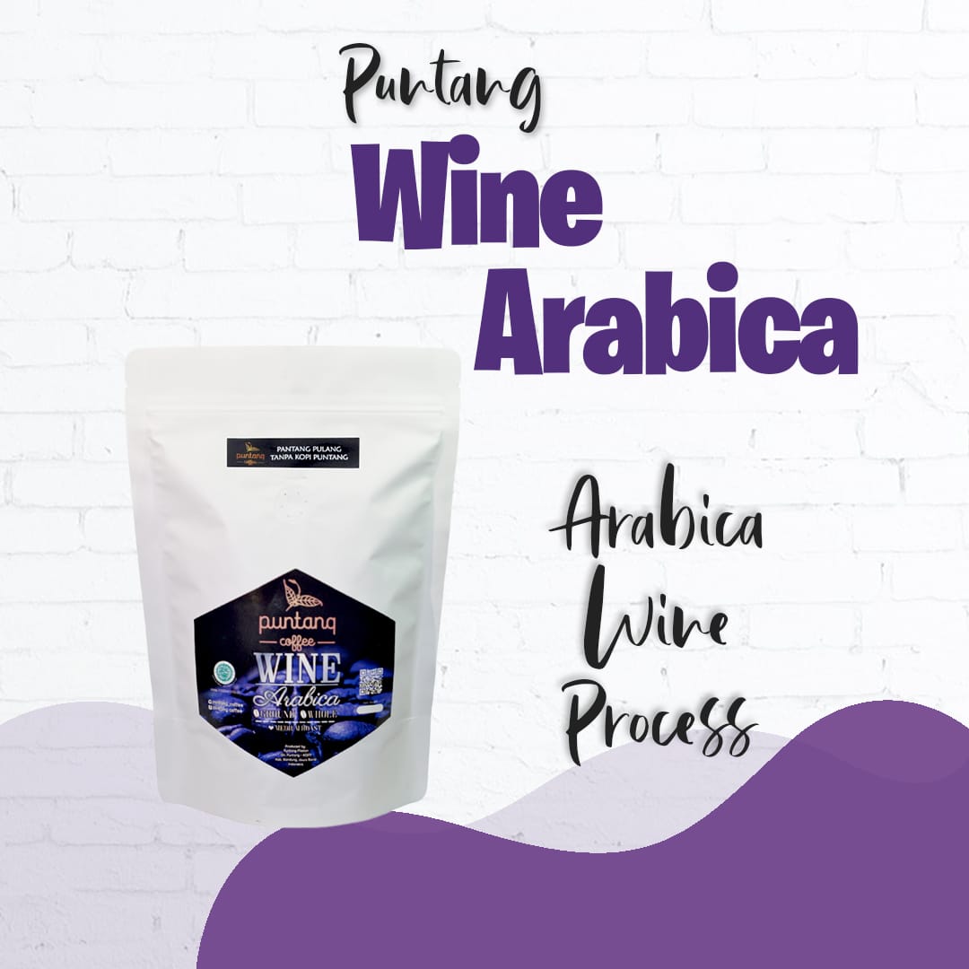 Kopi puntang Wine Arabica 500g full arabica 100% kopi fermentasi ...