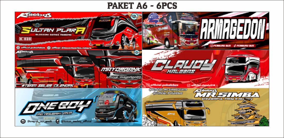 Stiker Logo Bus Basuri Viral Murah | Lazada Indonesia