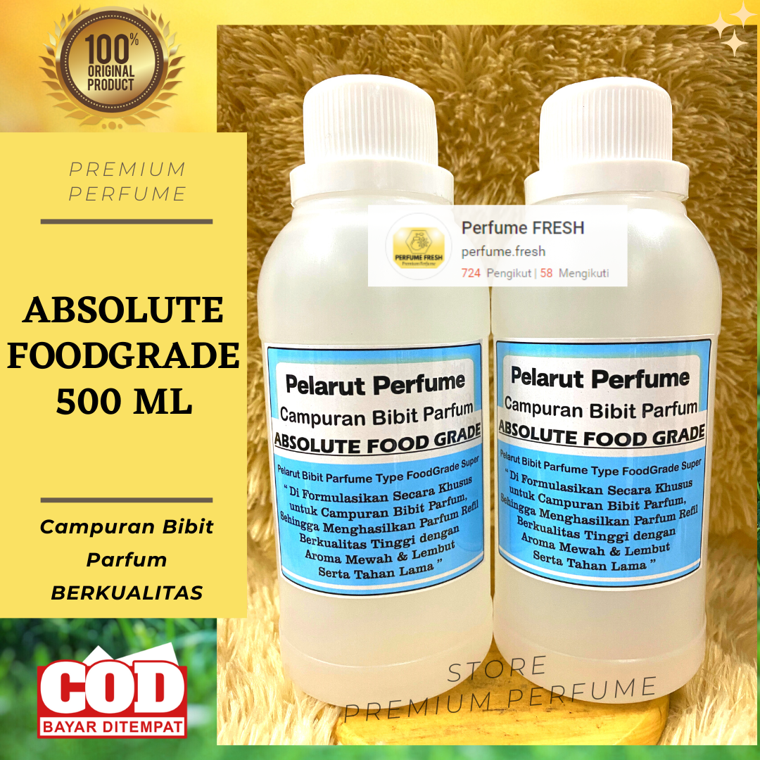 Campuran Bibit Parfum ABSOLUTE 96 % - Pelarut Bibit Parfum Botol Spray ...