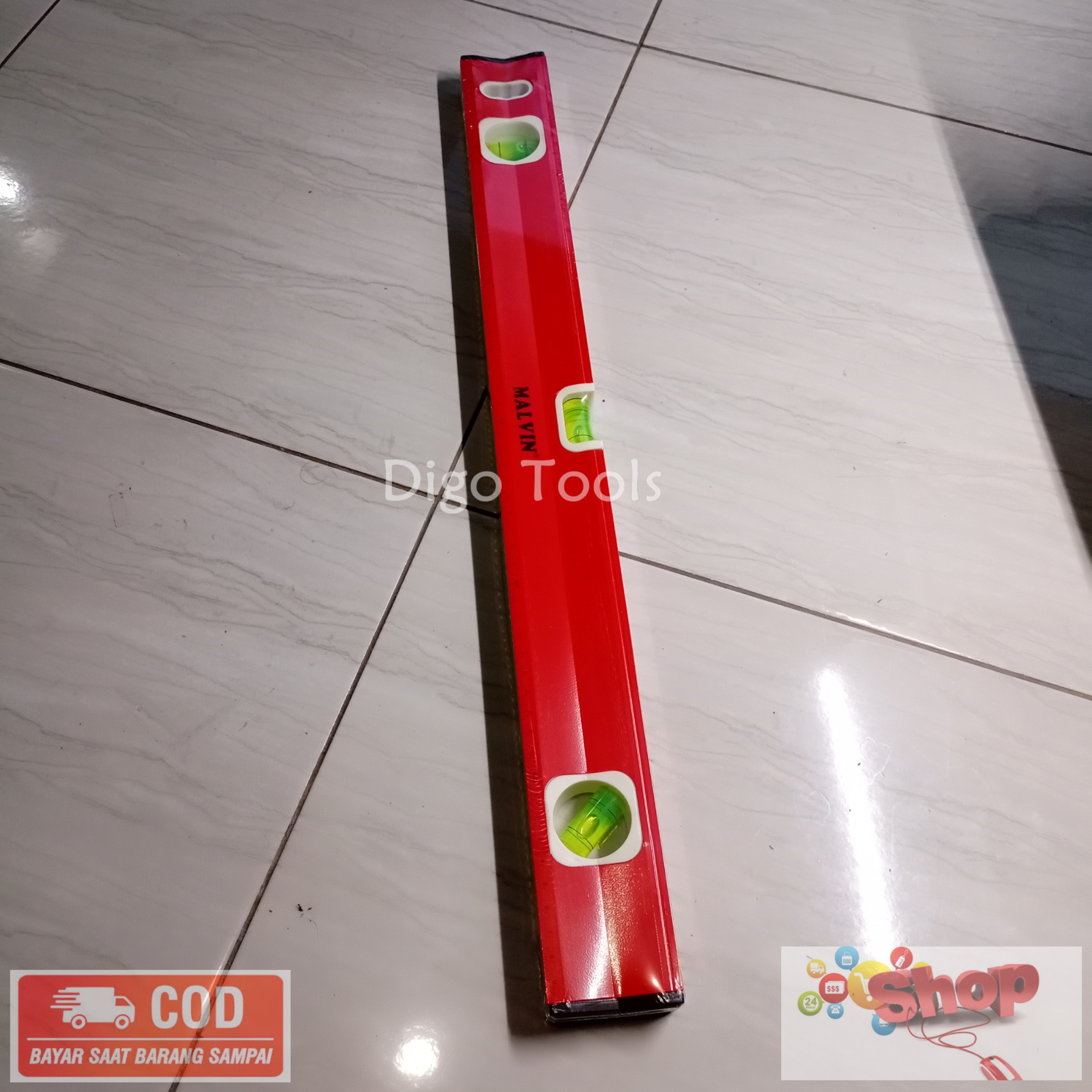 Waterpas Magnet 24 inci 60cm Waterpass Alat Ukur Tukang Murah | Lazada ...