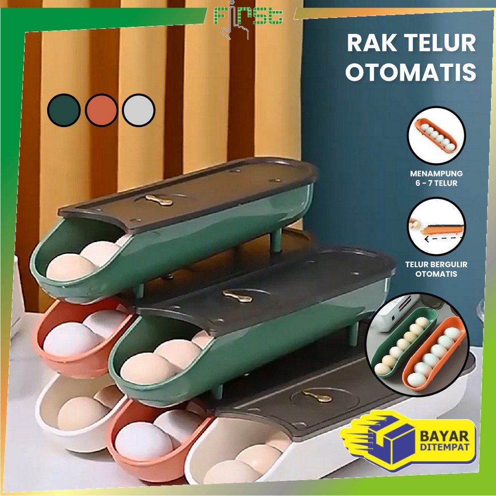 FH-C861 Tempat Telur Ayam Estetik Storage Box Organizer / Wadah Tempat ...