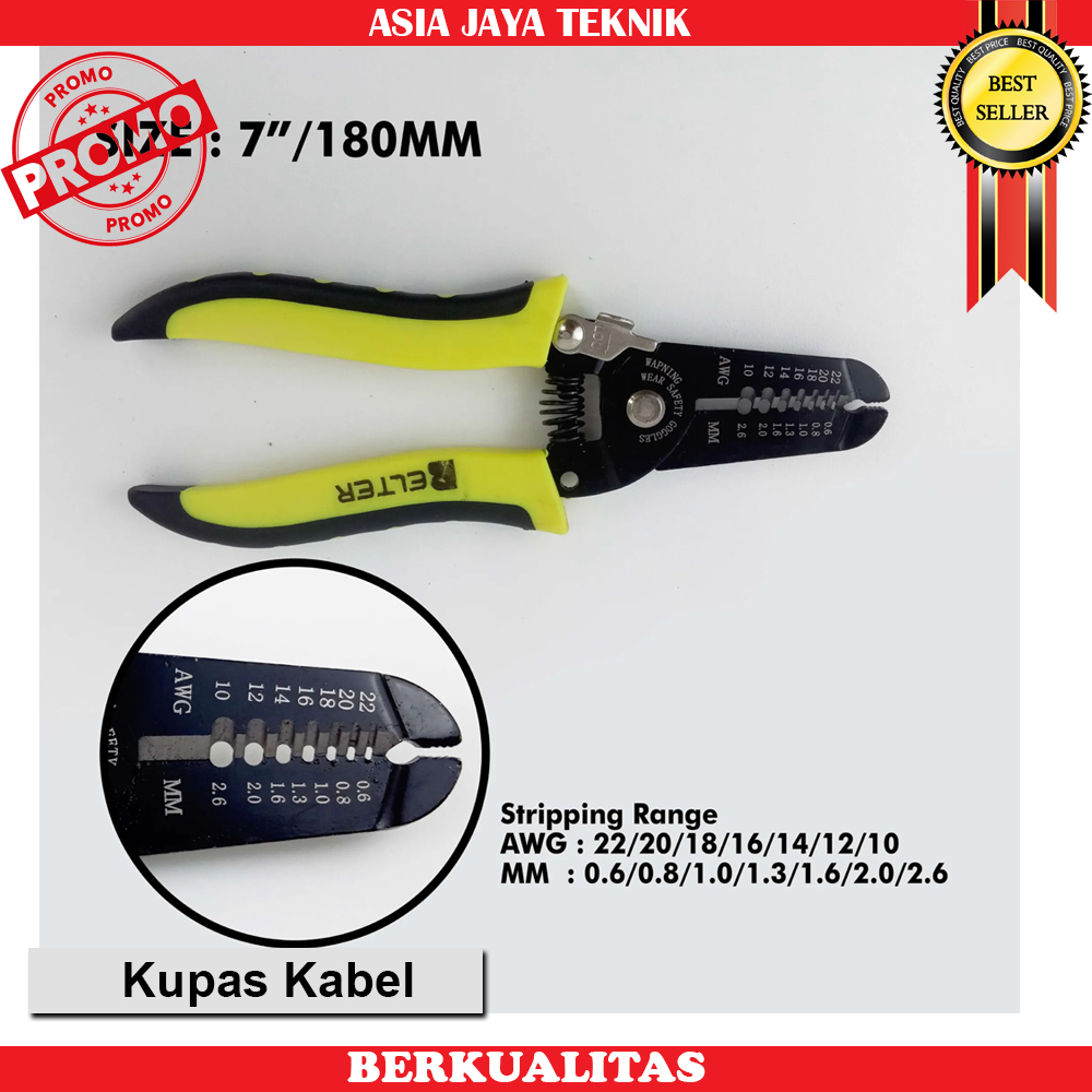 Tang Kupas Kabel Gunting Kupas Kabel Potong Kabel Belter Wire Stripper ...