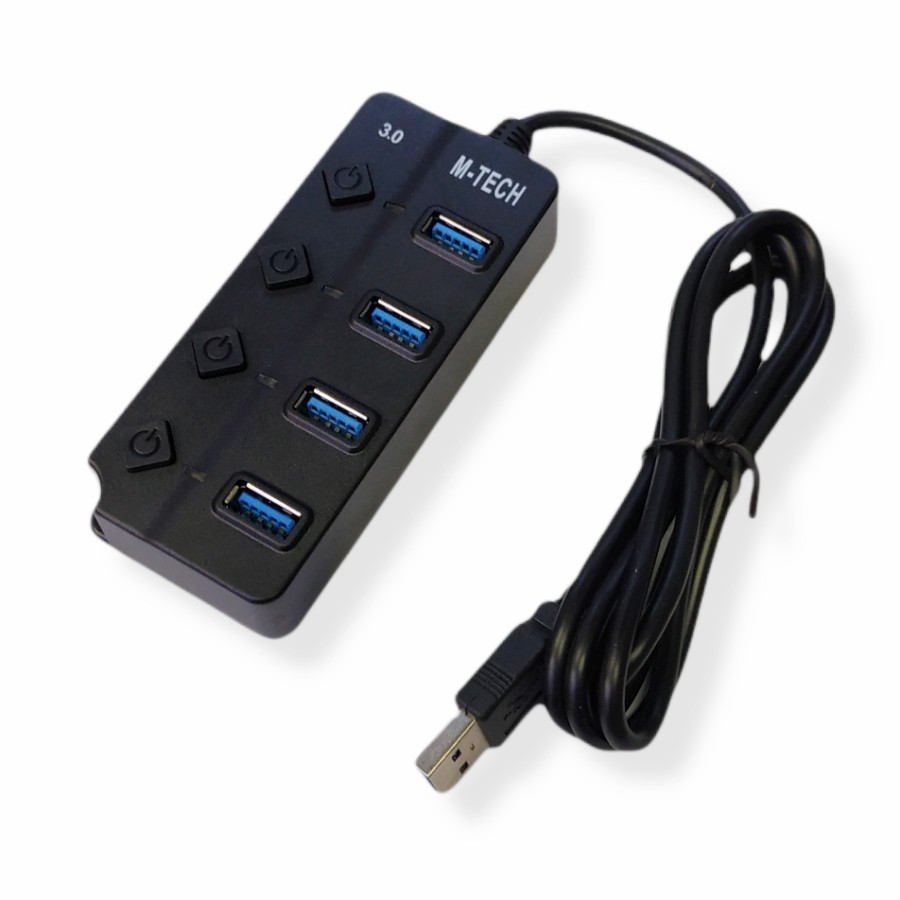 M-Tech Hub USB 3.0 4 Port Switch MT-UH3 USB HUB 3.0 ORIGINAL MTECH ...