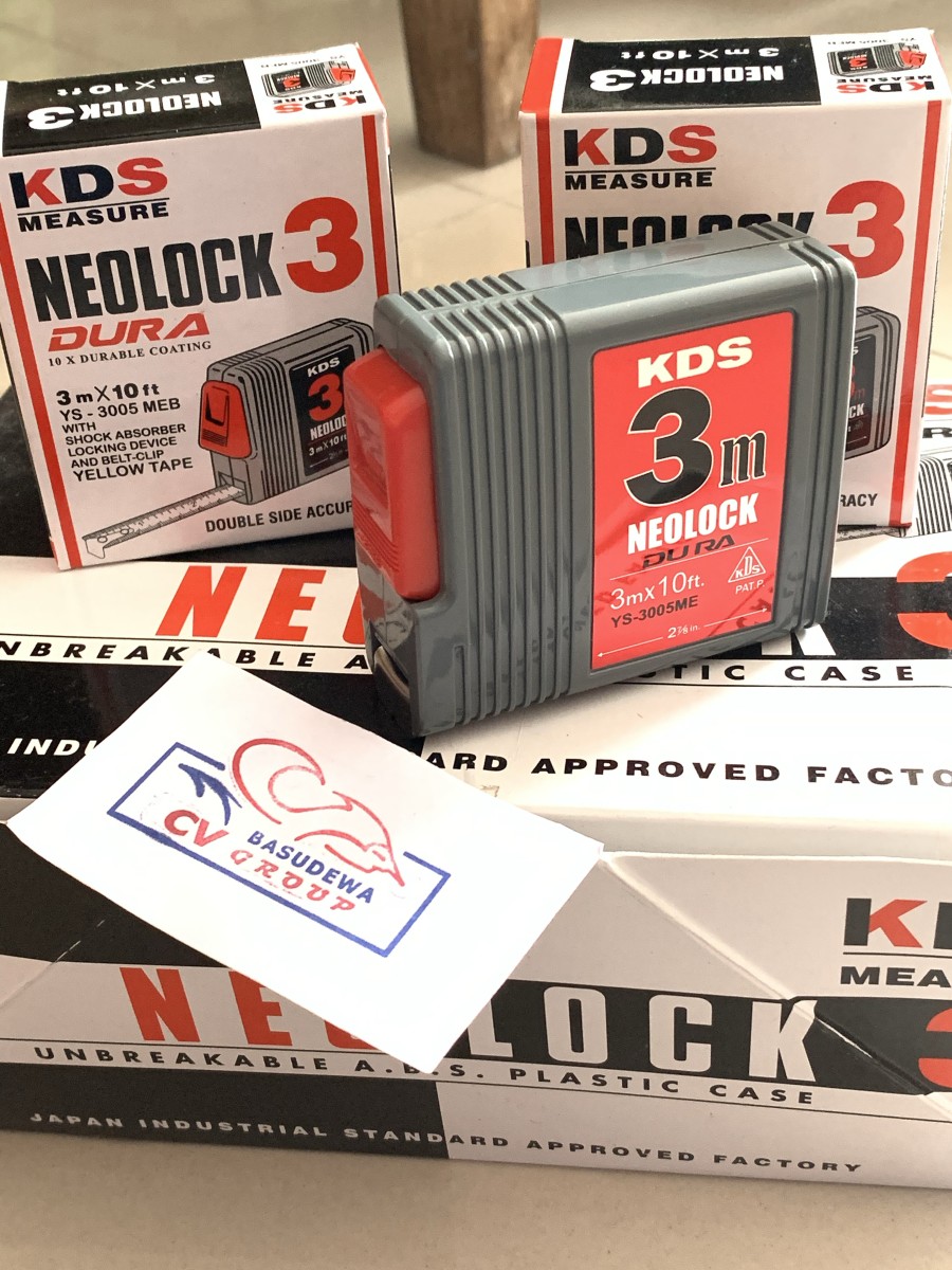 METERAN ROLL KDS 3 METER 3M METERAN NEOLOCK | Lazada Indonesia