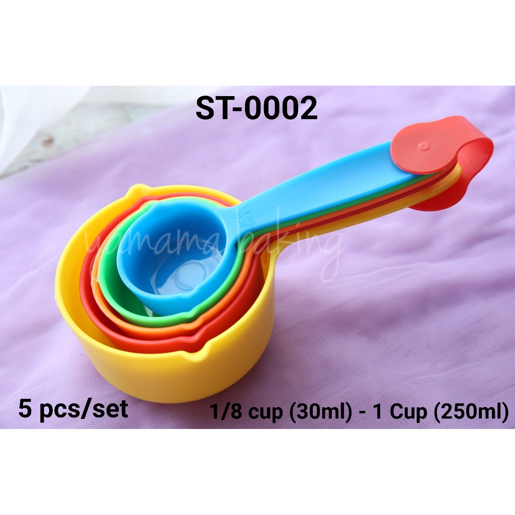 ST-0002 Sendok takar sendok ukur takaran cup set measuring spoon cup ...