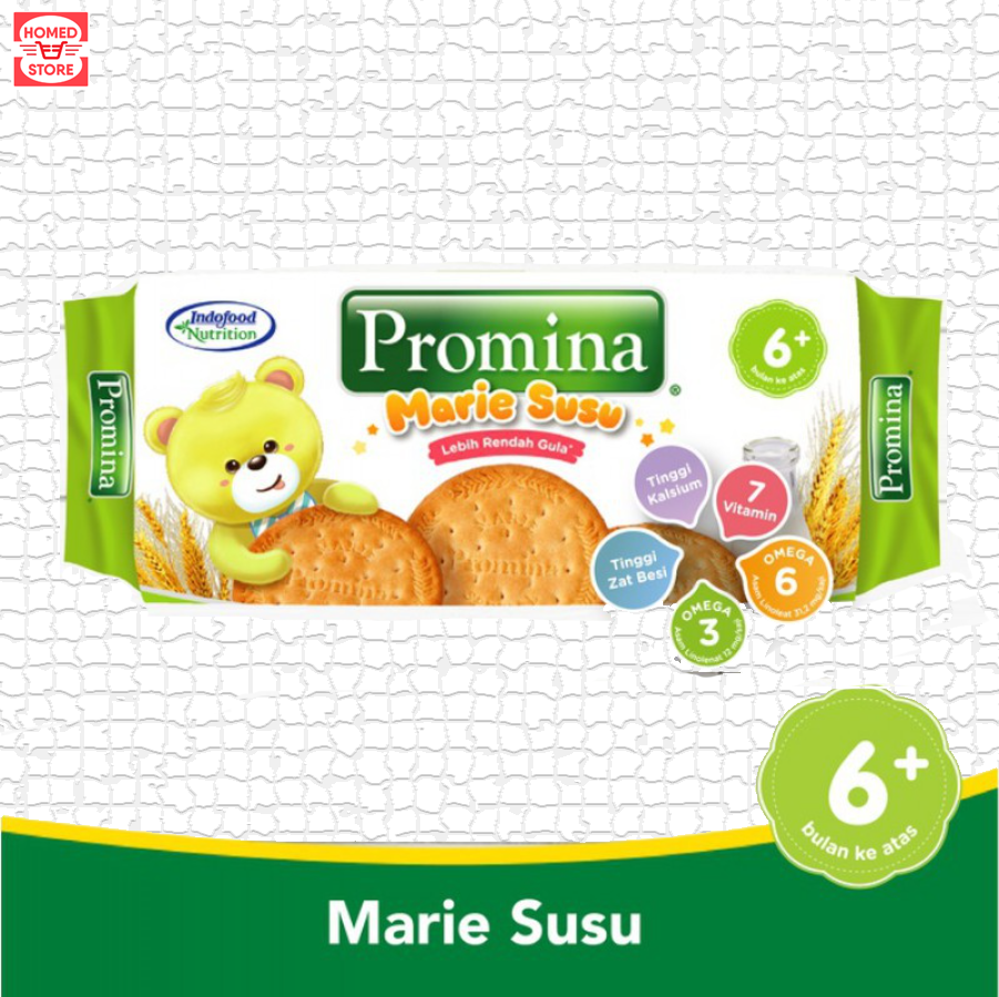Promina Baby Biscuit Marie Susu / Biskuit Bayi 6+ bulan ke atas ...