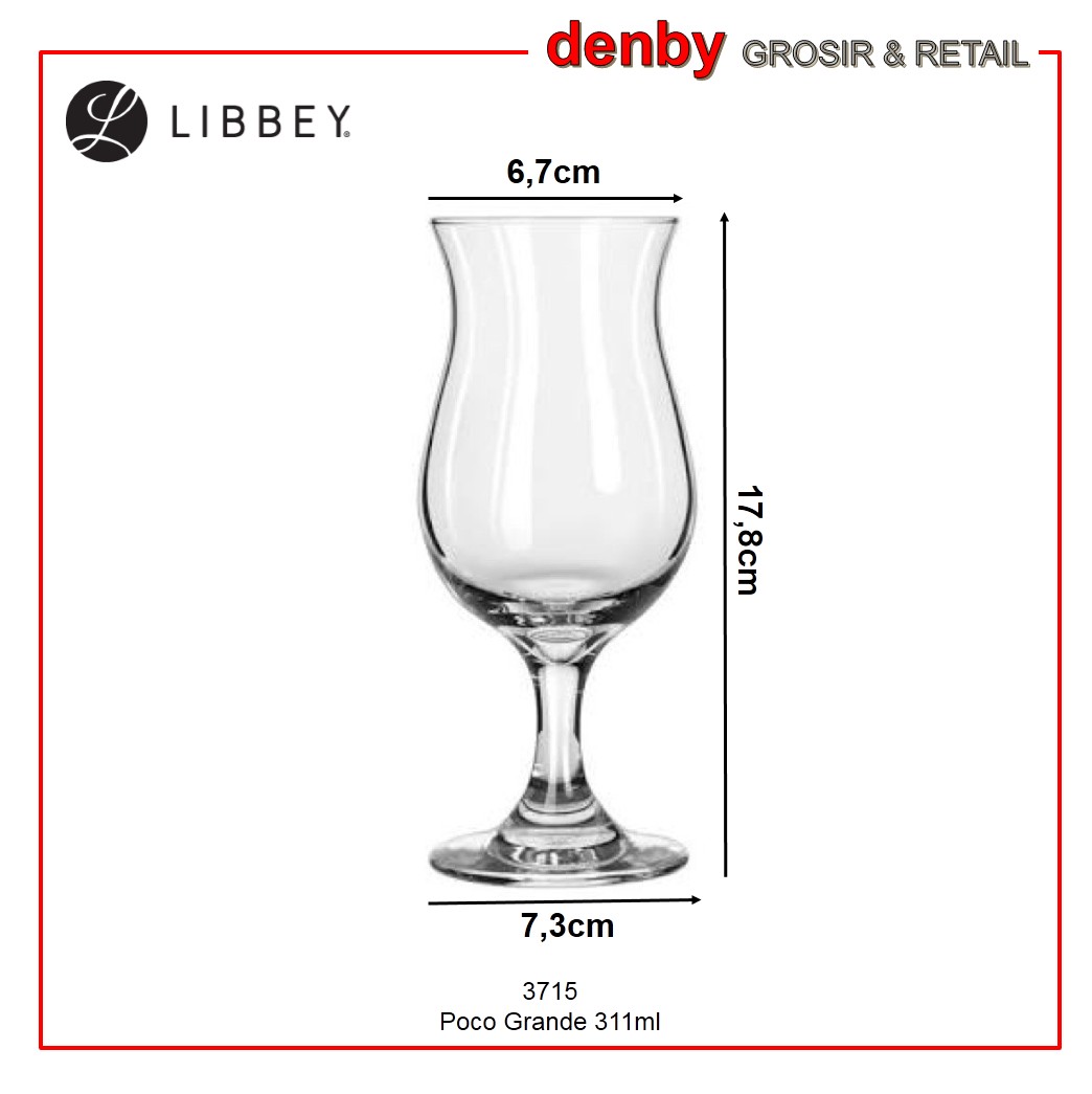 Libbey Gelas 3715 Embassy Royale Poco Grande 311ml | Lazada Indonesia
