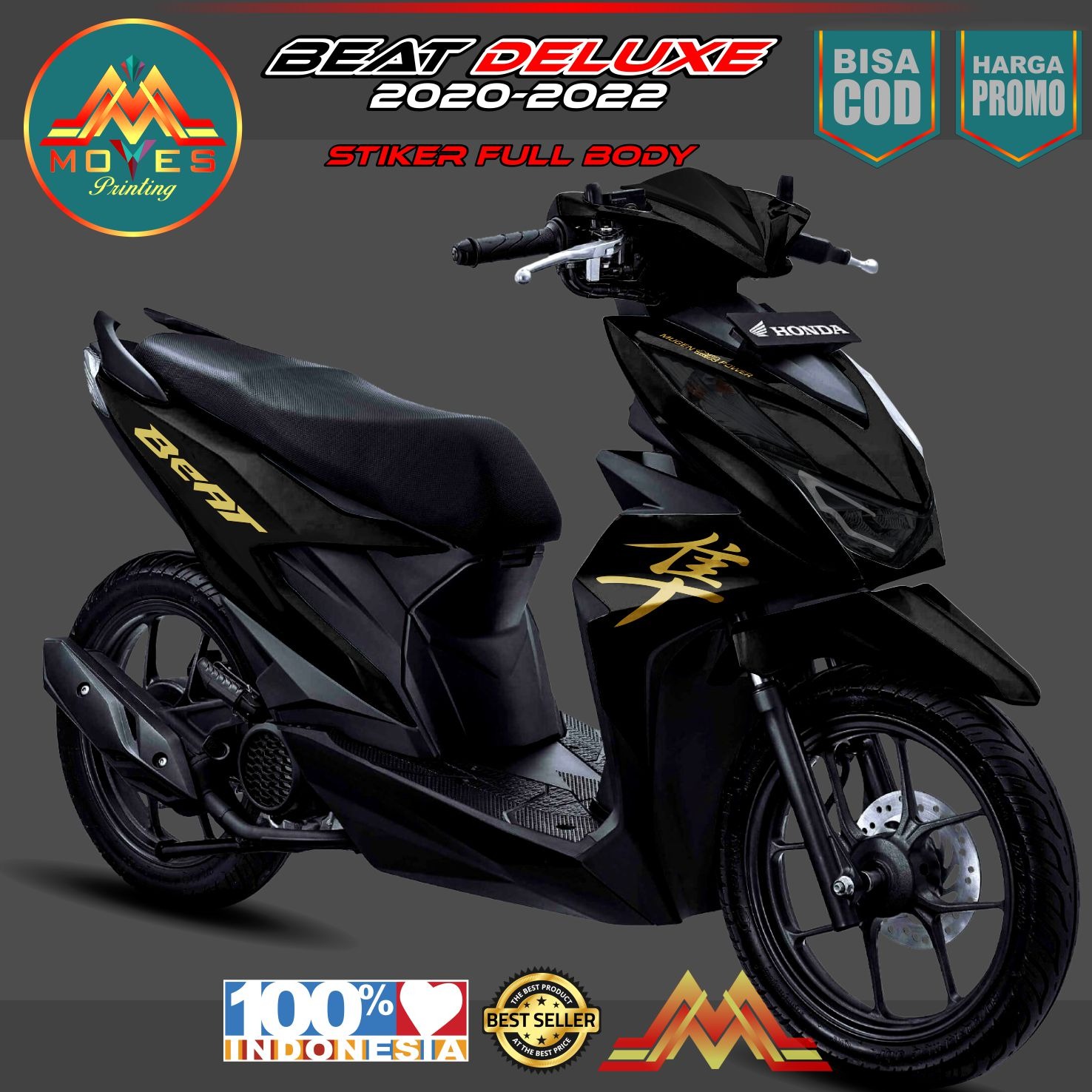 ⭐⭐⭐⭐⭐Bisa COD/Bisa bayar di tempat POLOSAN. Decal Stiker Motor Honda ...