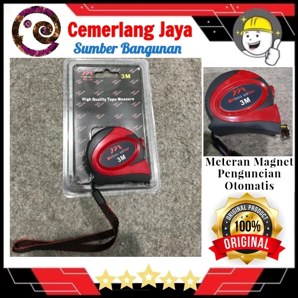METERAN 3 METER MULLER - METERAN AUTO STOP BAGUS - METERAN TUKANG YANG ...