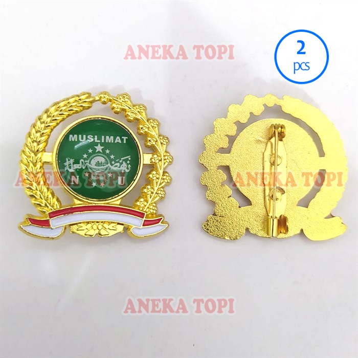 Pin Muslimat NU - Nahdlatul Ulama - Emblem Muslimat NU Model Padi dan ...