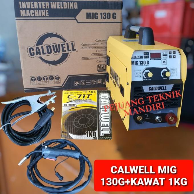 MESIN LAS CALDWELL MIGI MIG 130 / TRAFO LAS CALDWELL MIG 130 G GASLESS ...