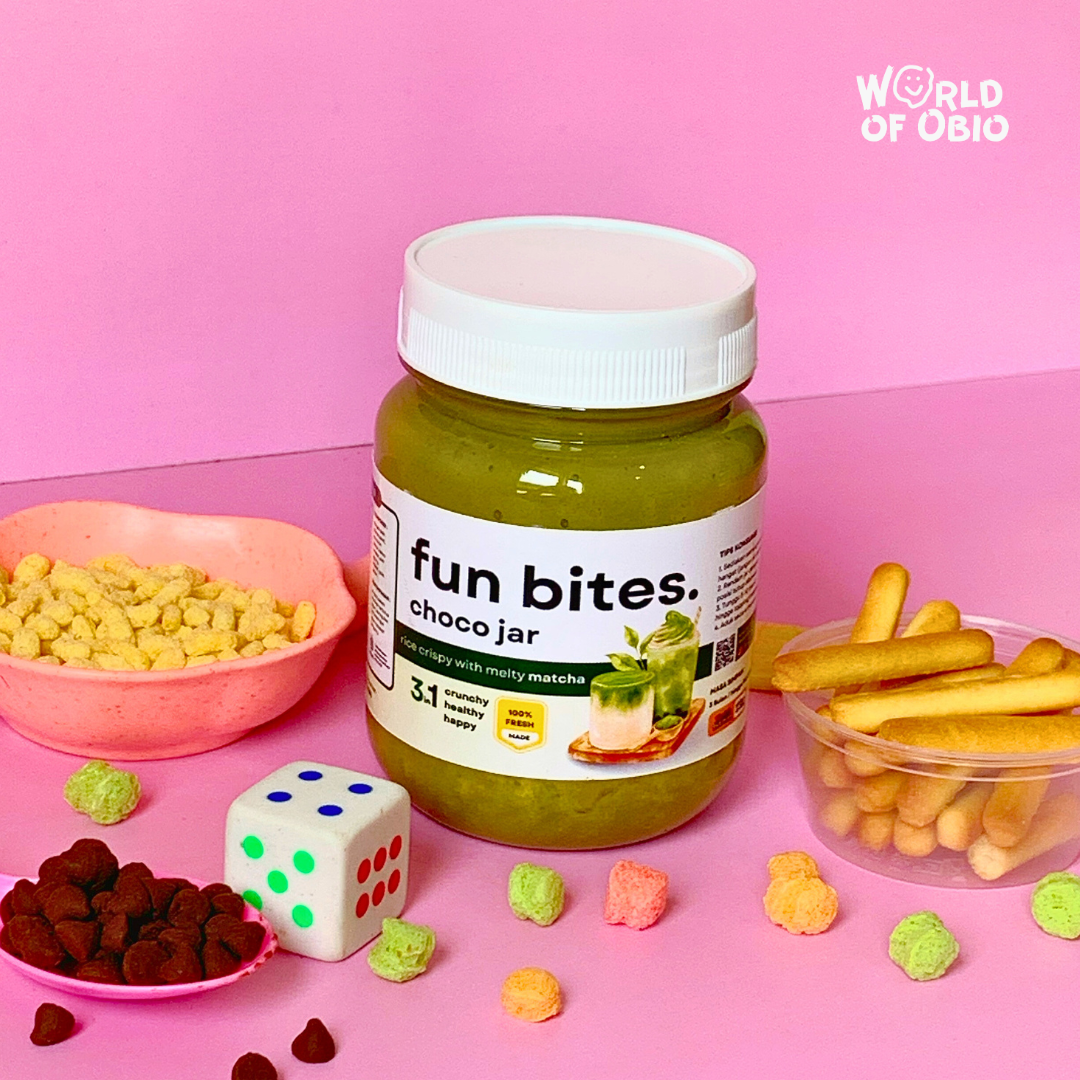 Choco Jar FUN BITES. by Obio Crunch - Cemilan Rasa Chocolate Rice ...