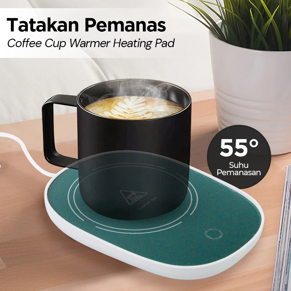 Pemanas Gelas Coffee 16 watt | Pemanas Minuman 55°C | Pemanas Kopi Mini ...
