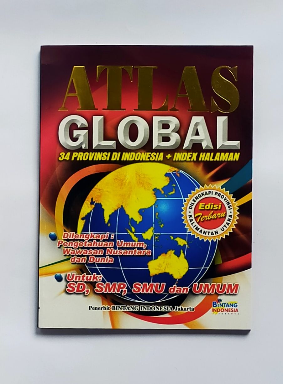 Atlas Global BESAR + Index Halaman edisi Terbaru 34 provinsi Besar ...